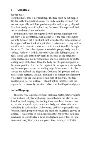 Tying Bass Poppers Balsa And Cork Popper Bbodies | PDF