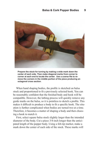 Tying Bass Poppers Balsa And Cork Popper Bbodies | PDF