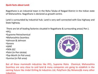 Industrial Land Raigad | PPTX