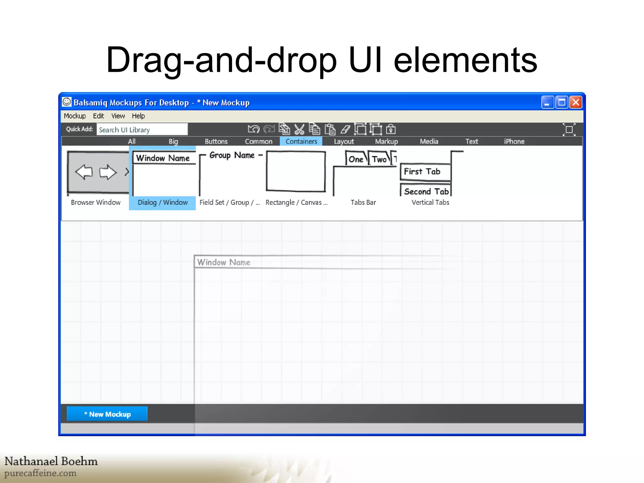 Balsamiq Mockups: User interface screen design tool | ODP
