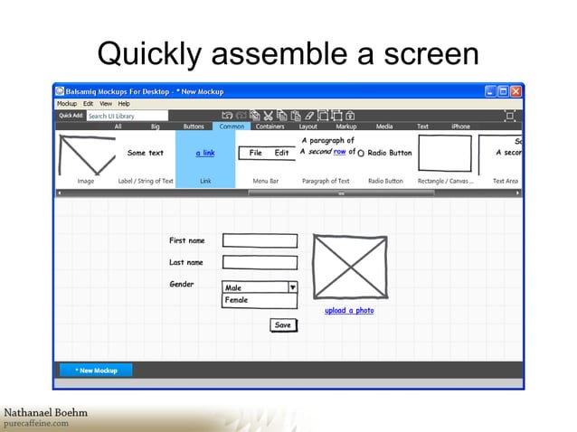 Balsamiq Mockups: User interface screen design tool | ODP