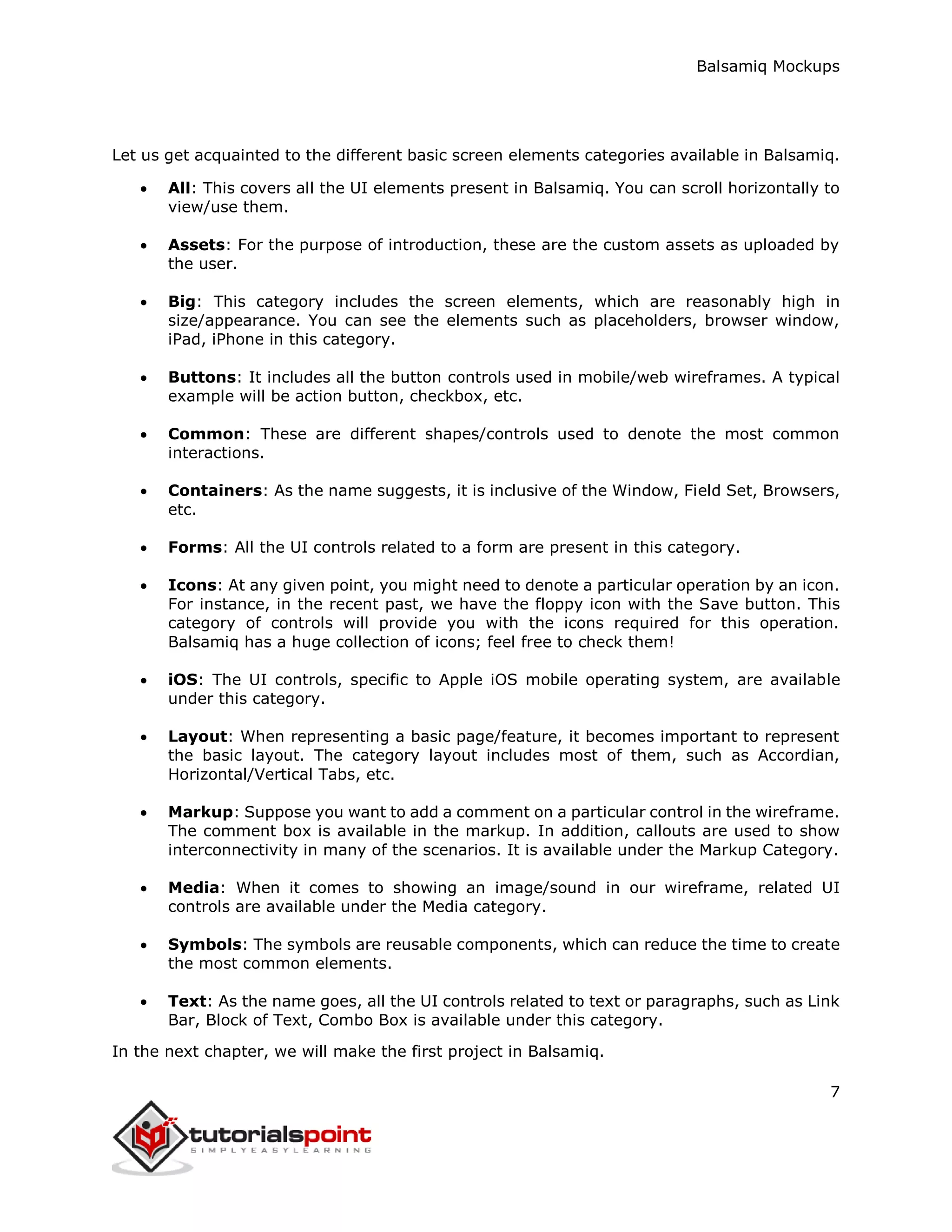 Balsamiq mockups tutorial | PDF
