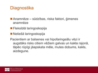 Balsenes vēzis - lokalizācija, klasifikācija, diagnostika. | PPTX