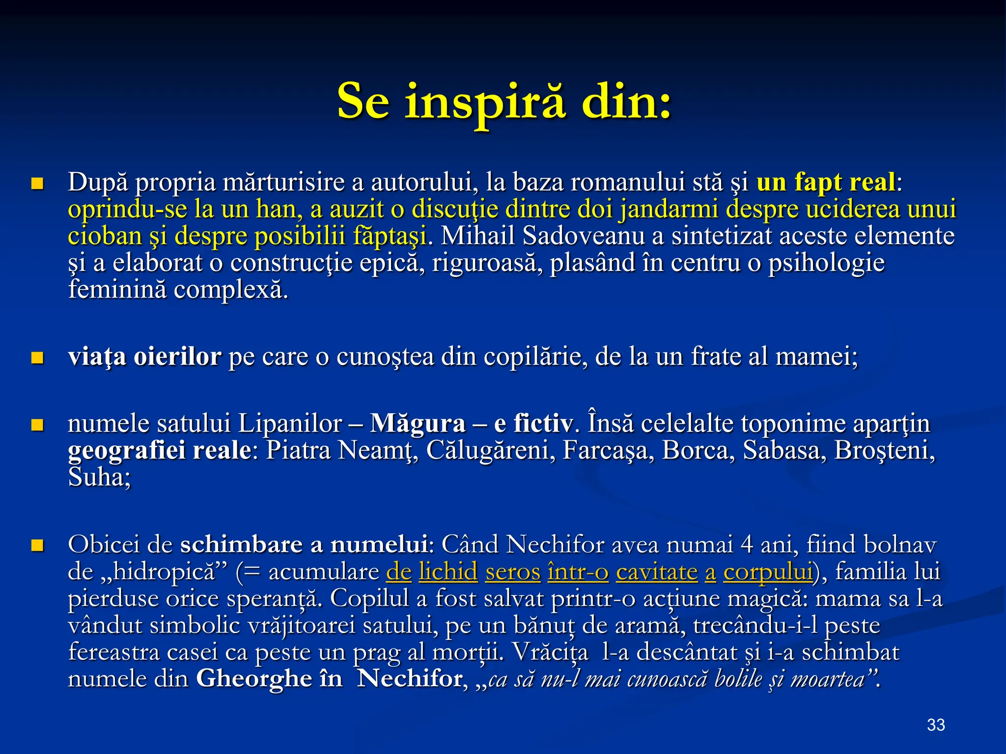 baltagul_prezentare.ppt, material util pentru liceu | PPT