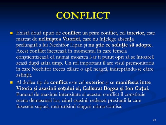 baltagul_prezentare.ppt, material util pentru liceu | PPT