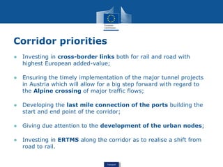 Baltic adriatique corridor k. bodewig | PPT