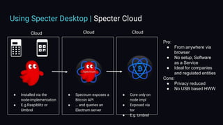 Deploying Specter Desktop - Mechanism, not Policy | PPT