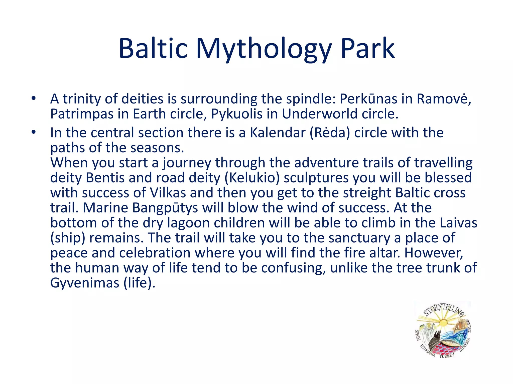 Baltic Mythology Park | PPTX