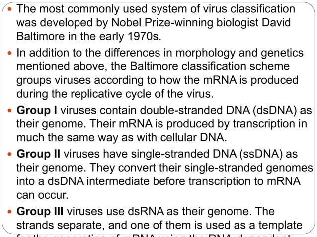 Baltimore classification virus | PPTX