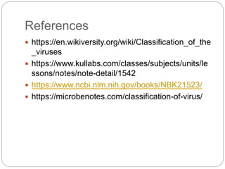 Baltimore classification virus | PPTX