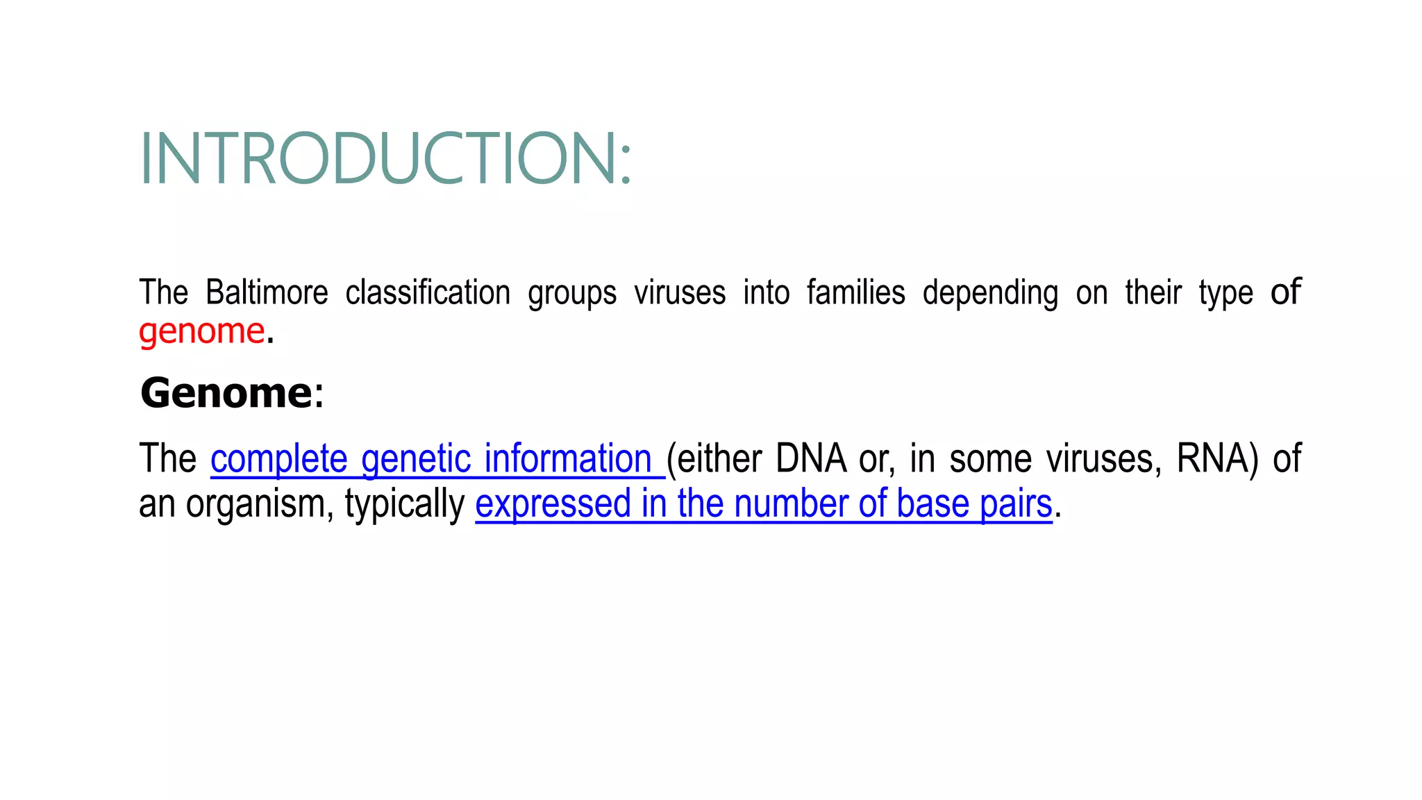 Baltimore classification of viruse 1 | PPTX