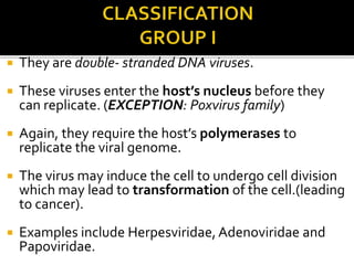 Baltimore classification of viruses presentation | PPTX