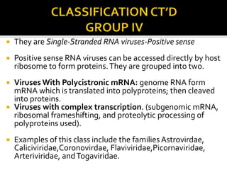 Baltimore classification of viruses presentation | PPTX