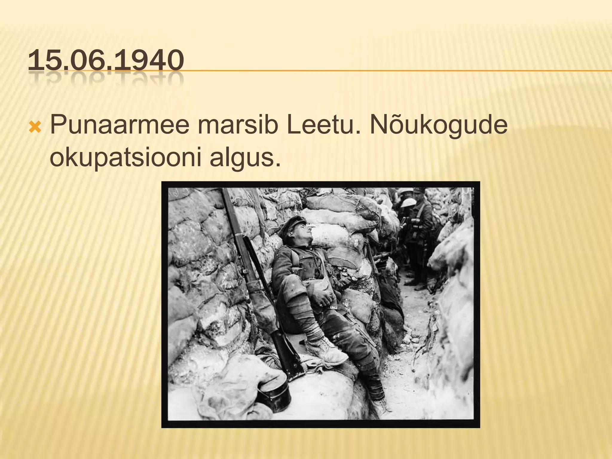 Balti riikide okupeerimine 1939-1940 | PPT