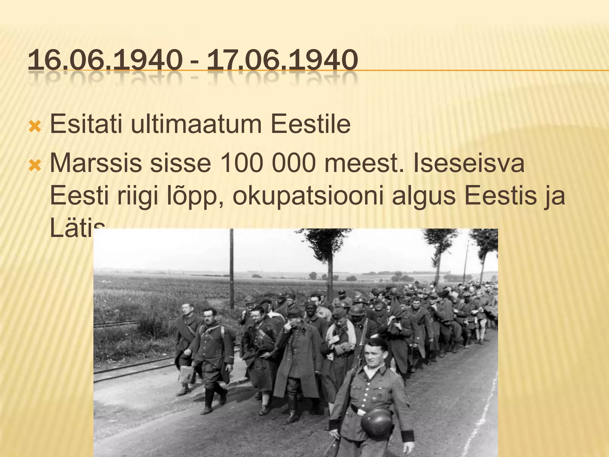 Balti riikide okupeerimine 1939-1940 | PPT