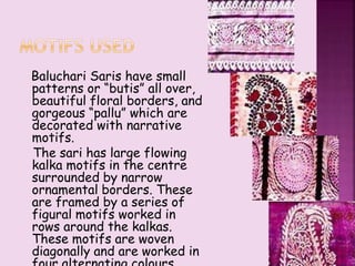Baluchari sarees | PPTX