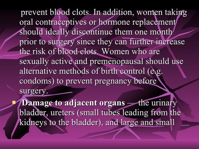 Total abdominal hysterectomy with bilateral salpingo-oophorectomy ...