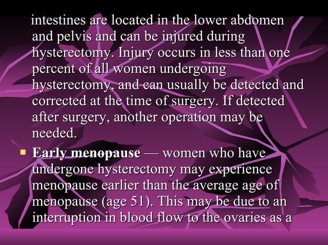Total abdominal hysterectomy with bilateral salpingo-oophorectomy ...