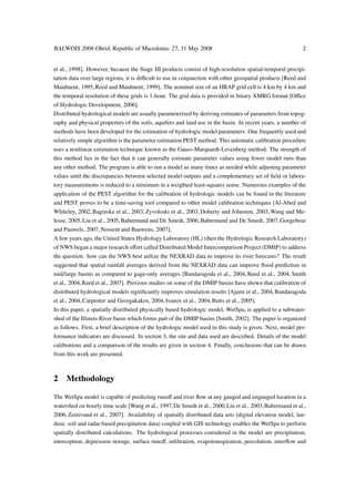 Streamflow simulation using radar-based precipitation applied to the Illinois River basin in ...