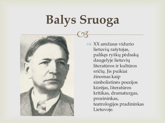 Balys Sruoga - Alchetron, The Free Social Encyclopedia