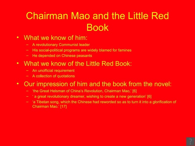 Balzac and the little chinese seamstress' context | PPT