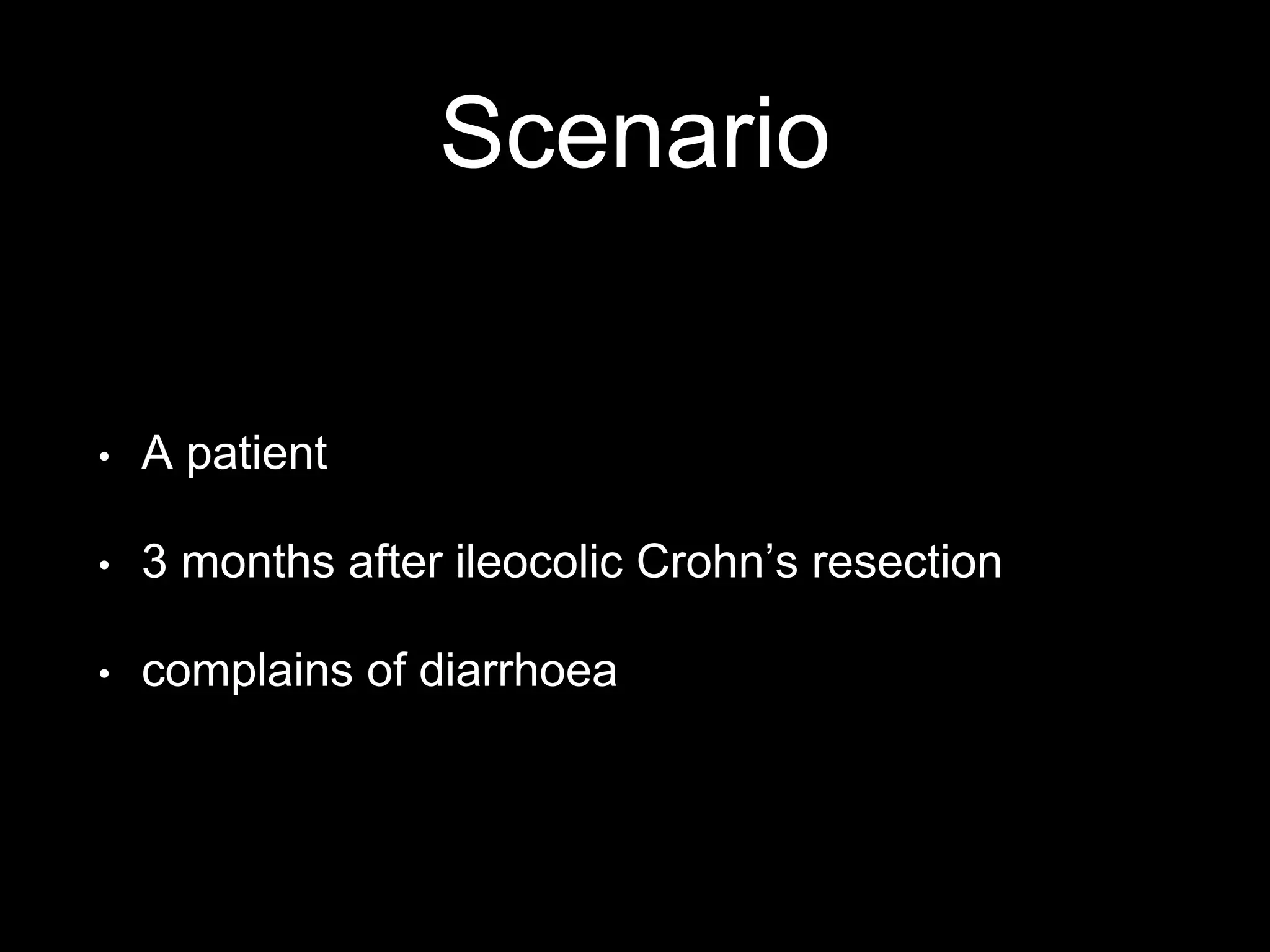 Bile acid malabsorption after ileocolic Crohn's resection | PPTX