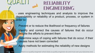 BAM051_MODULE 16_QUALITY AND RELIABILITY ENGINEERING SUPPLIES SECTION ...