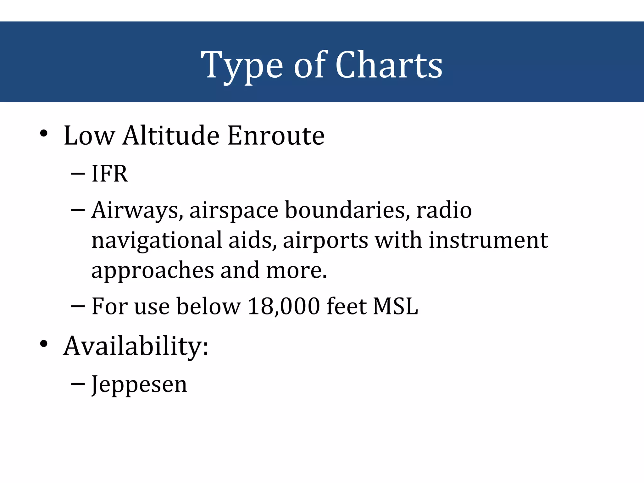 Everything About Aviation Charts | PPT
