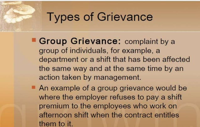 industrial relations - grievances,its types and handling procedures | PPT
