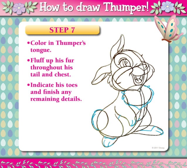 How to Draw Thumper Easter Activity | PPT