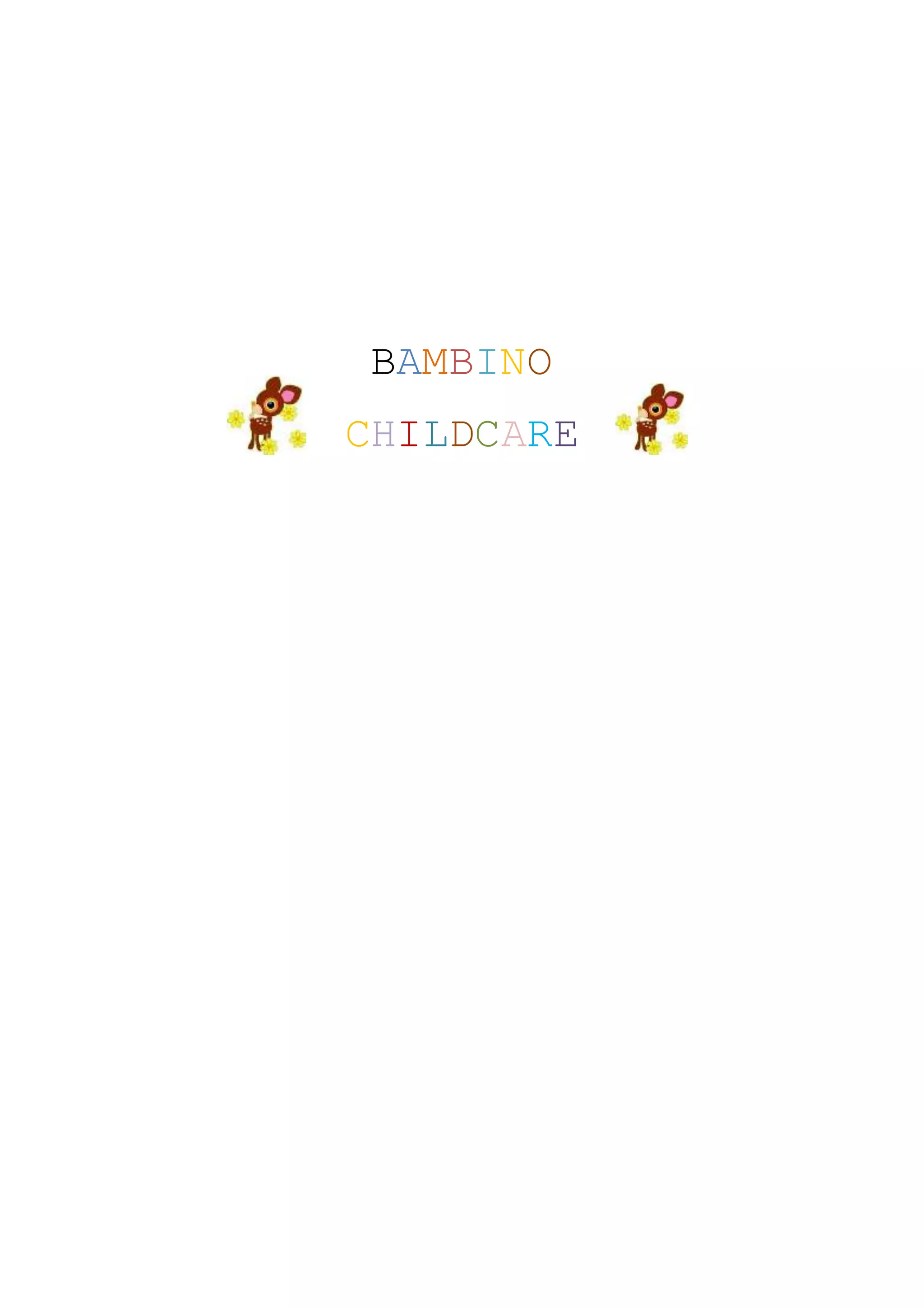 Bambino logo and poster | DOCX