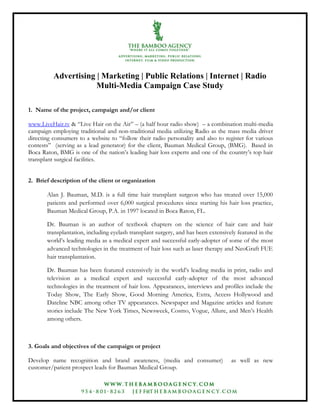 Bamboo agency livehair_multi-media_campaign_casestudy | PDF