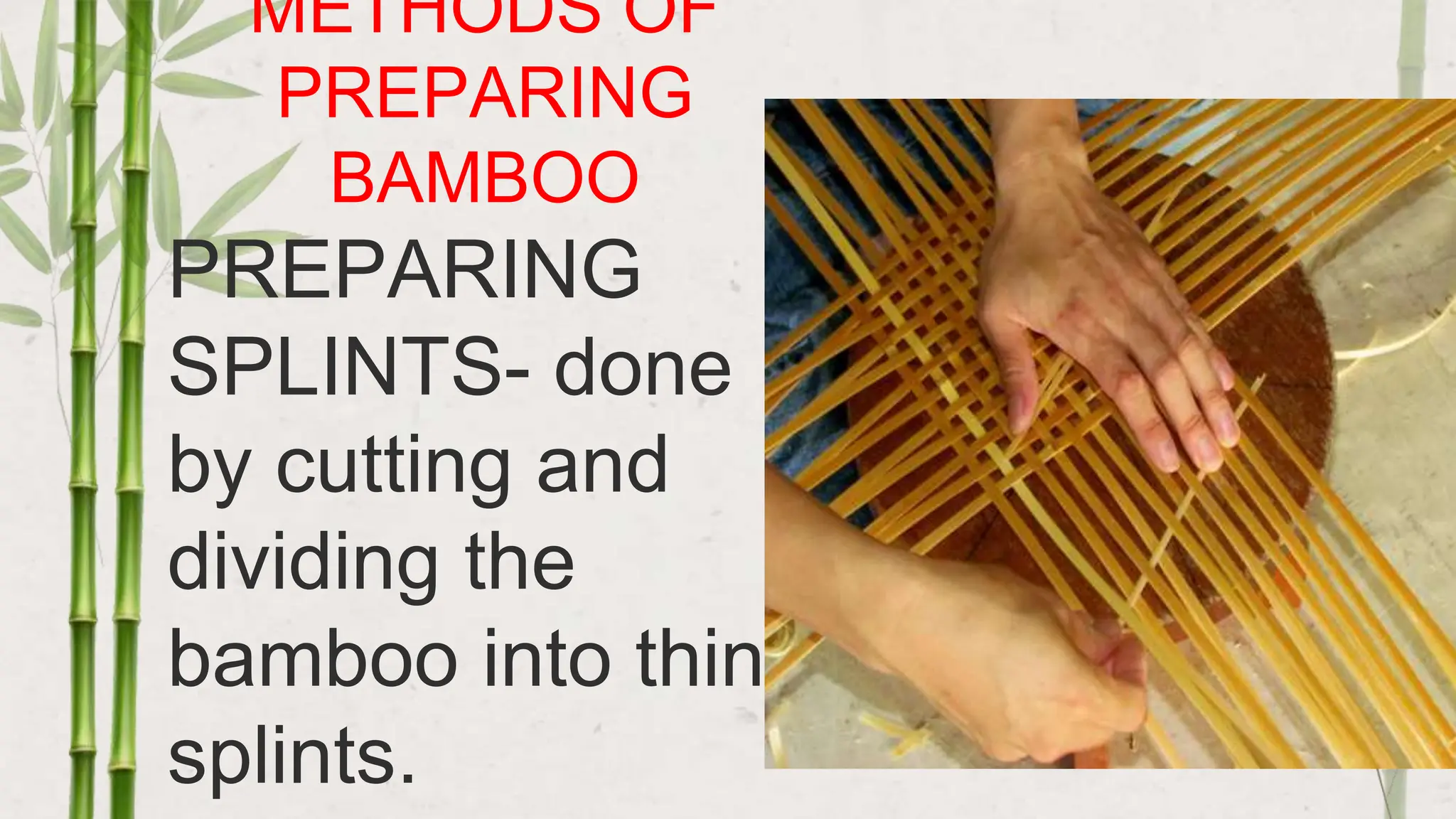 BAMBOO and METAL WORKS TLE Grade 5 4th Quarter | PPTX