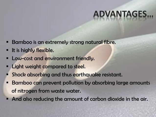 Bamboo as a buil ding material | PDF