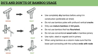 Bamboo as a building material | PDF