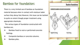 Bamboo as a construction material | PPTX