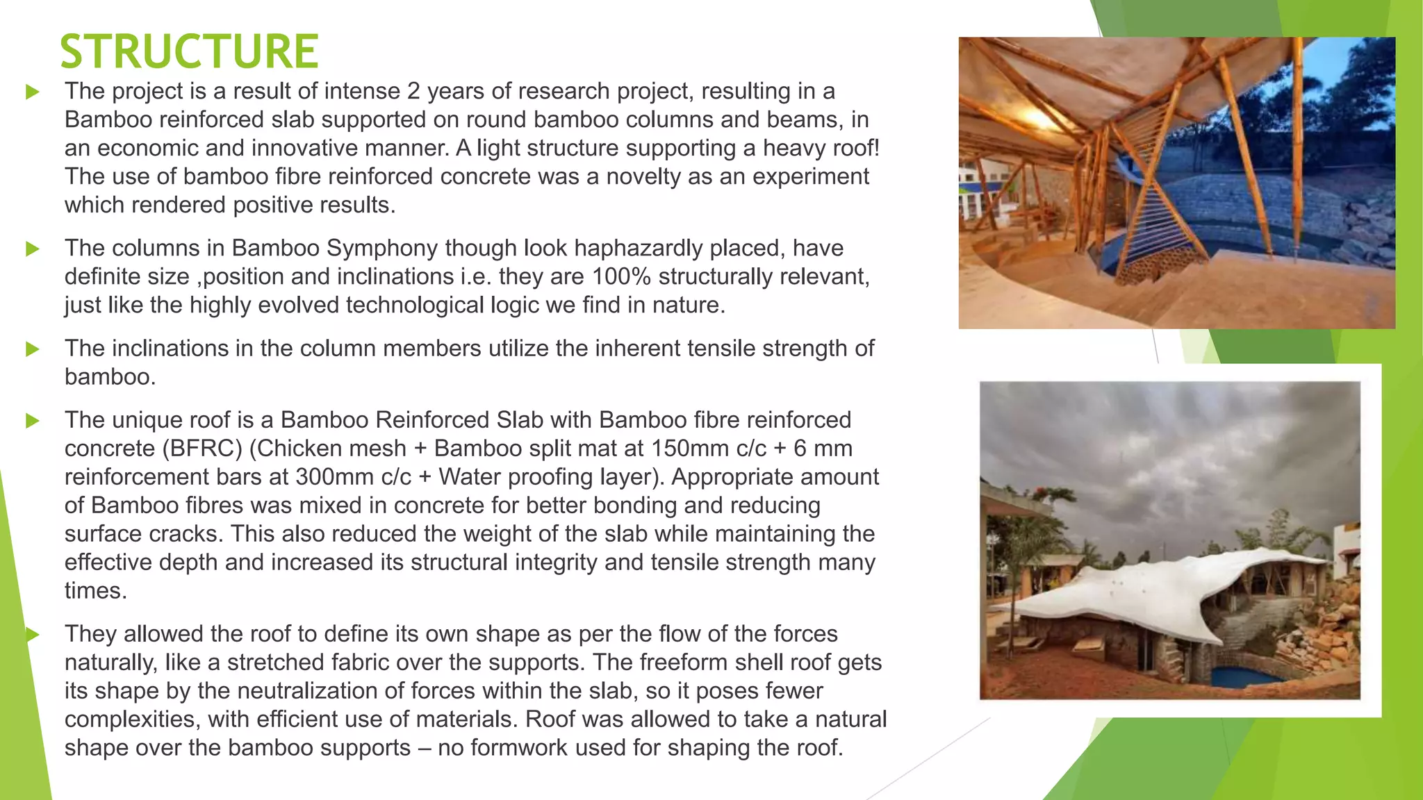 Bamboo as a sustainable building material ppt | PPTX