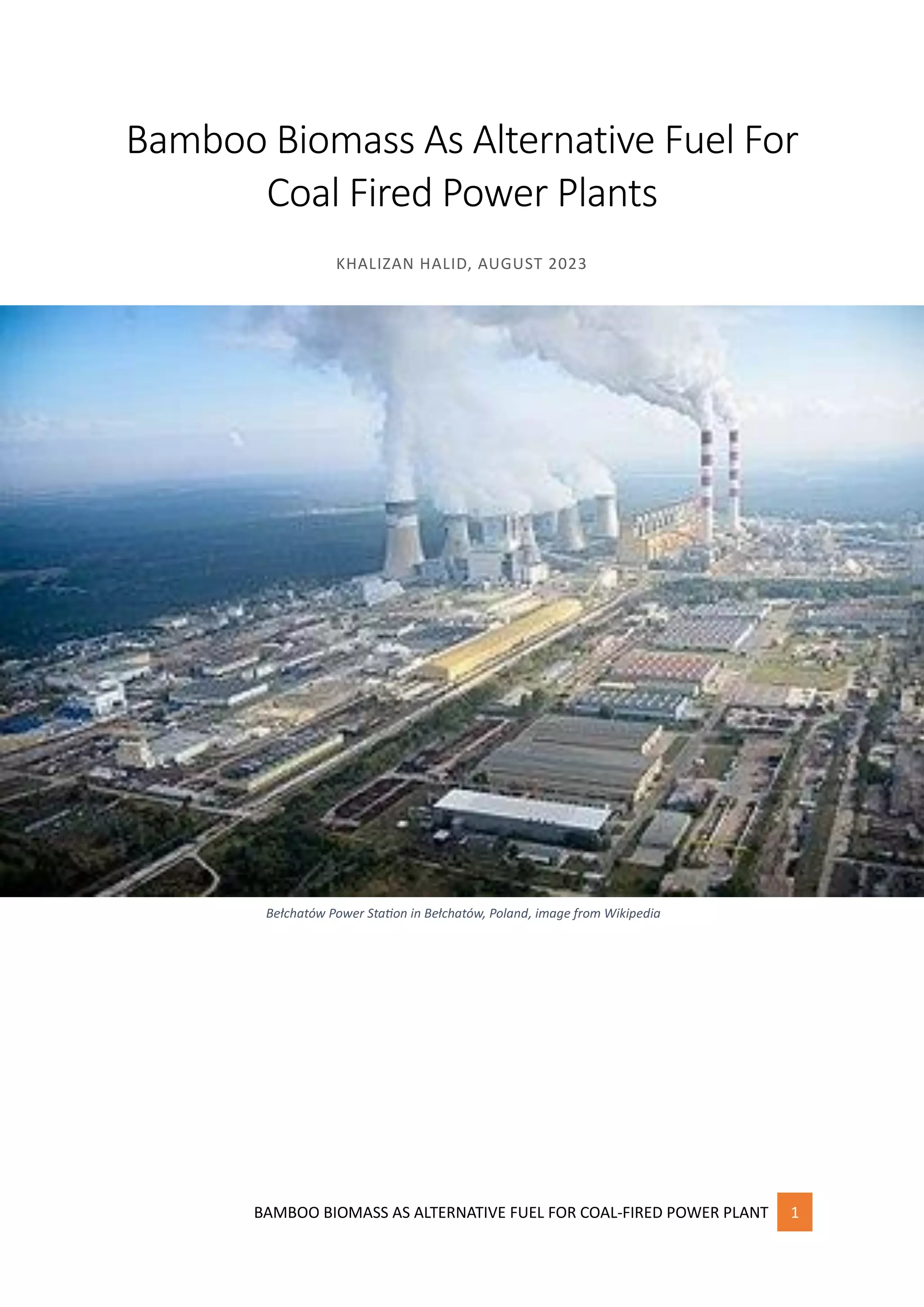 Bamboo Biomass As Alternative Fuel For Coal Fired Power Plants.pdf