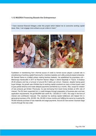 Bamboo Case Studies - Foundation for MSME Clusters (FMC) | PDF