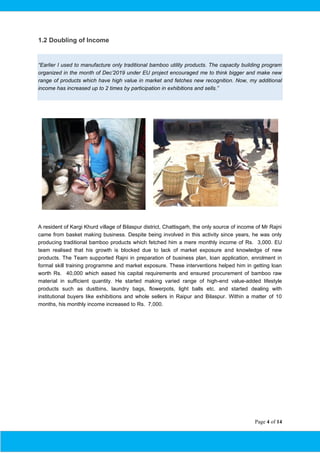 Bamboo Case Studies - Foundation for MSME Clusters (FMC) | PDF