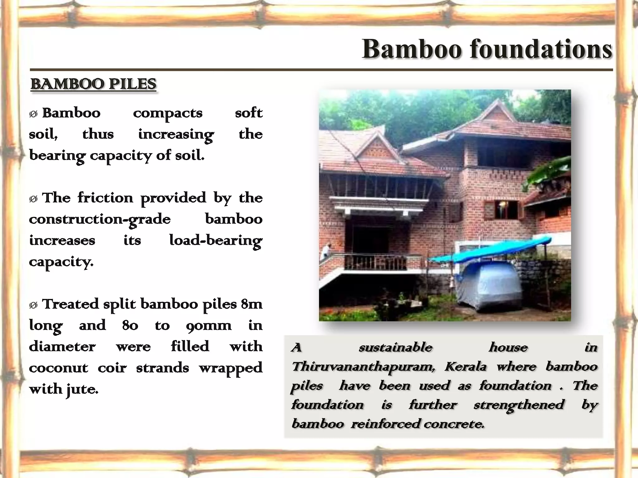 Bamboo construction (final ppt) | PPTX