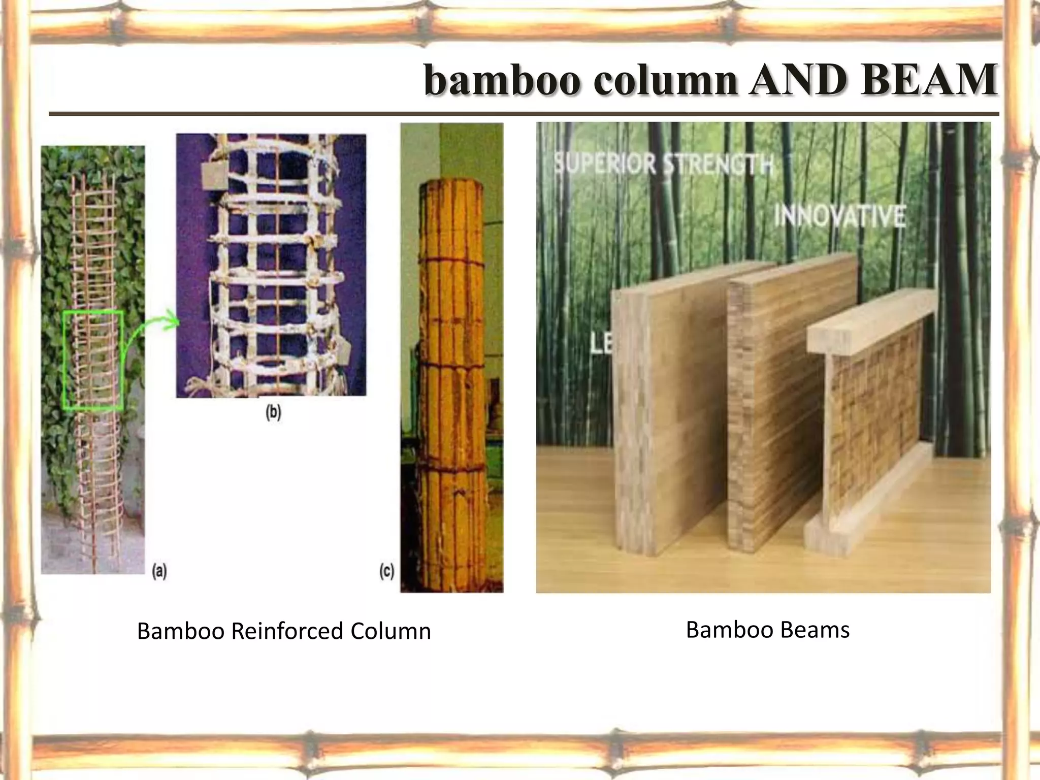 Bamboo construction (final ppt) | PPTX