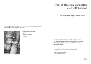 Bamboo Construction | PDF