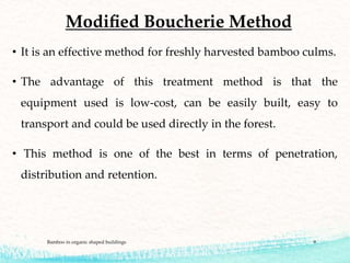 Bamboo in organic shaped buildings | PPTX