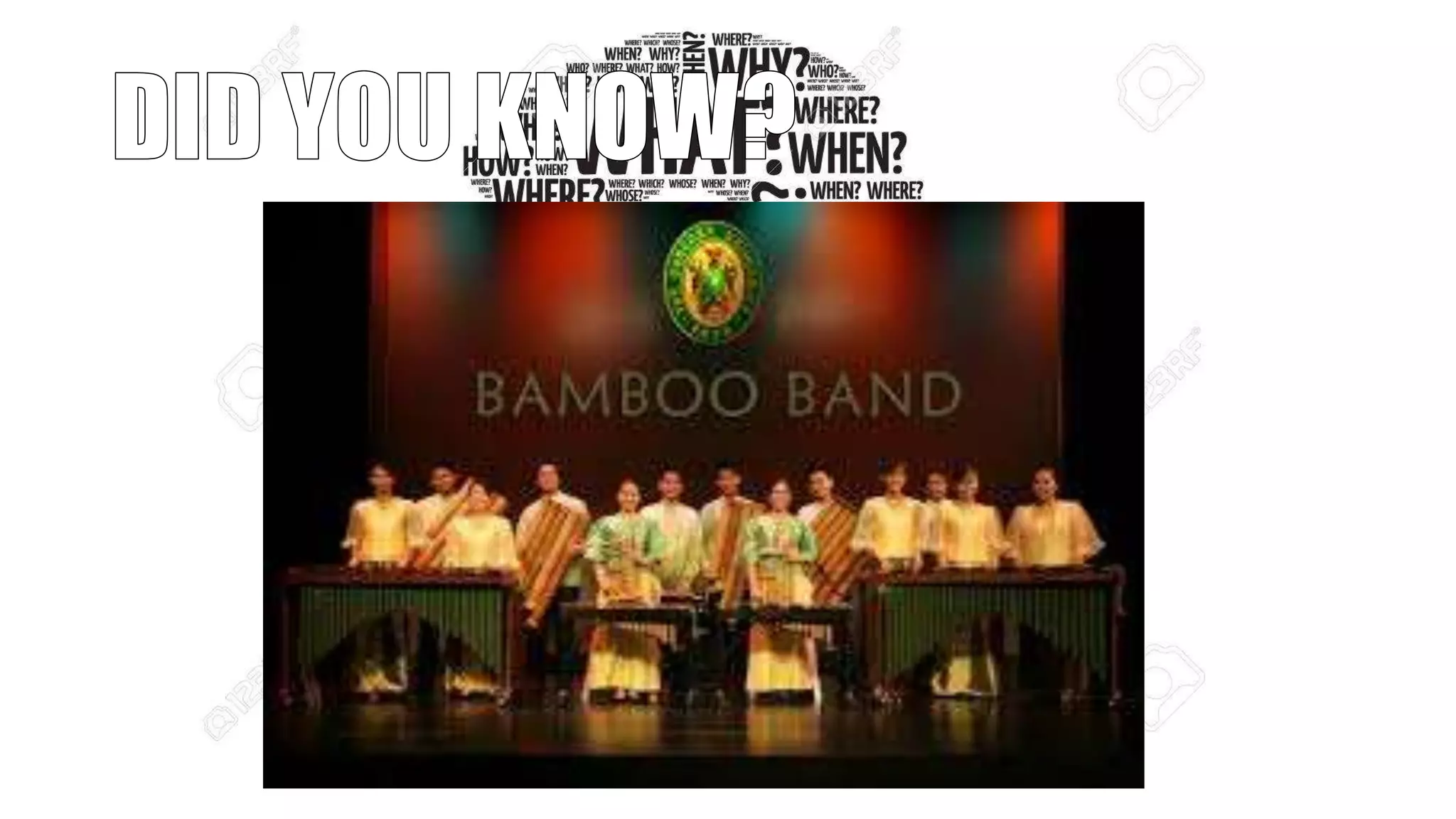 Bamboo instruments for Music 4 | PPTX
