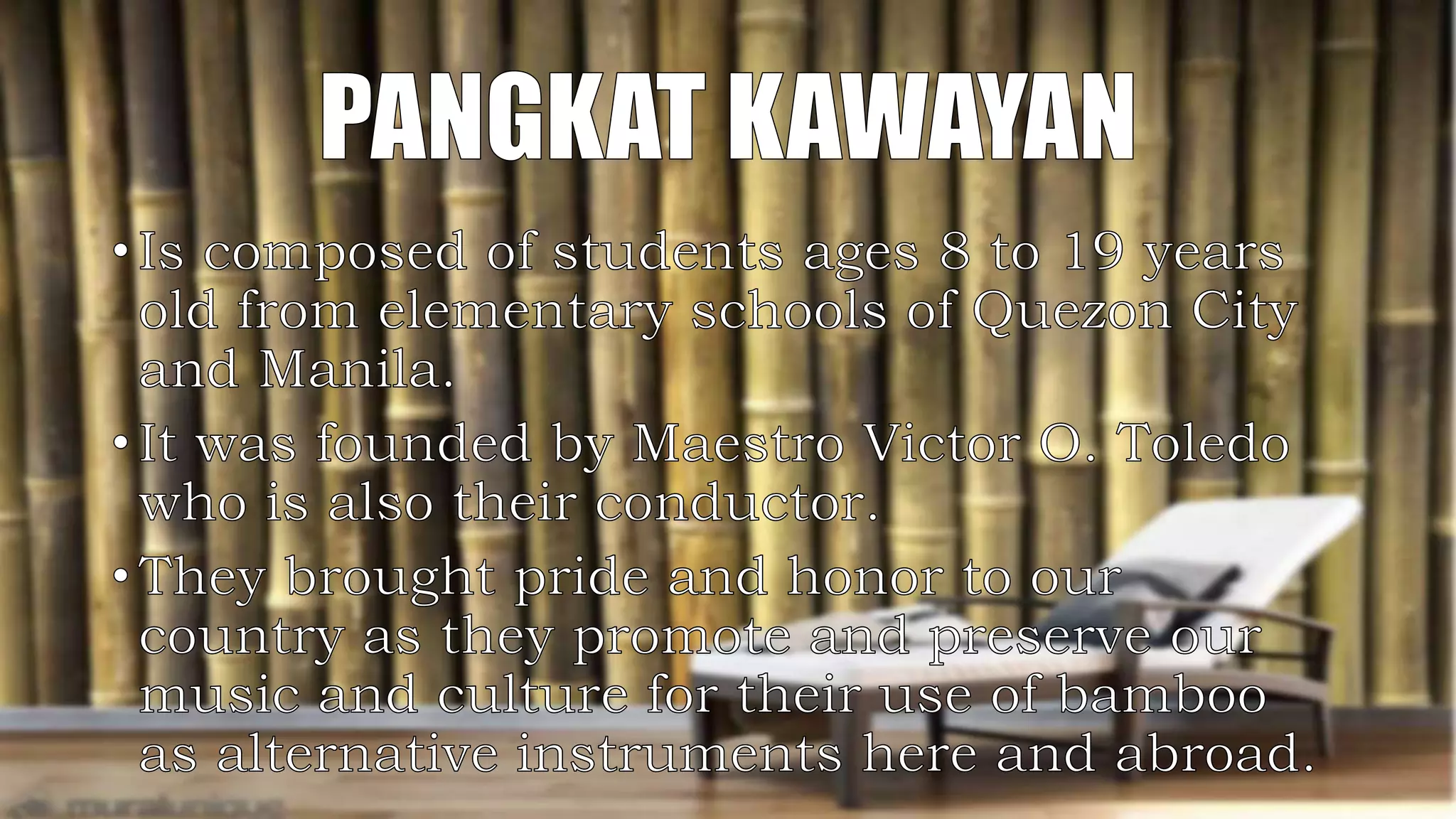 Bamboo instruments for Music 4 | PPT