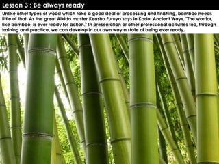 Bamboo Lessons | PPSX