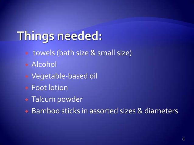 Bamboo Massage An Introduction Ppt
