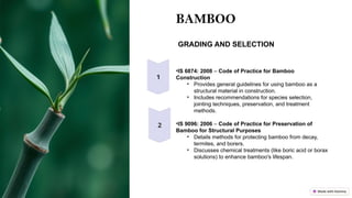 bamboo n timber PPT FINALL.pptx and there treatment | PPTX