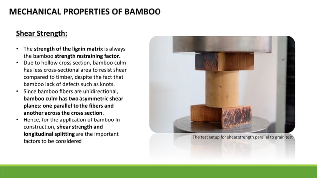 Material properties and sustainability : Bamboo | PDF
